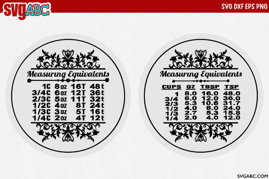Household SVG | Measuring Table SVG, DXF, EPS, Cut File – SVGABC
