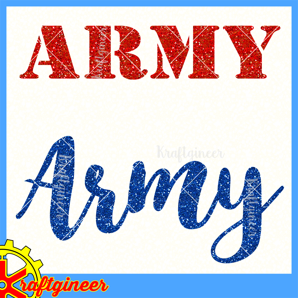 Patriotic SVG | Army Life SVG, DXF, EPS, Cut File – Kraftgineer Studio