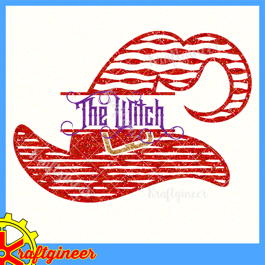 Halloween SVG | Linocut Witch Hat SVG, DXF, EPS, Cut File – SVGABC